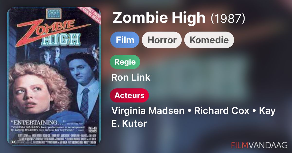 Zombie High (film, 1987) - FilmVandaag.nl