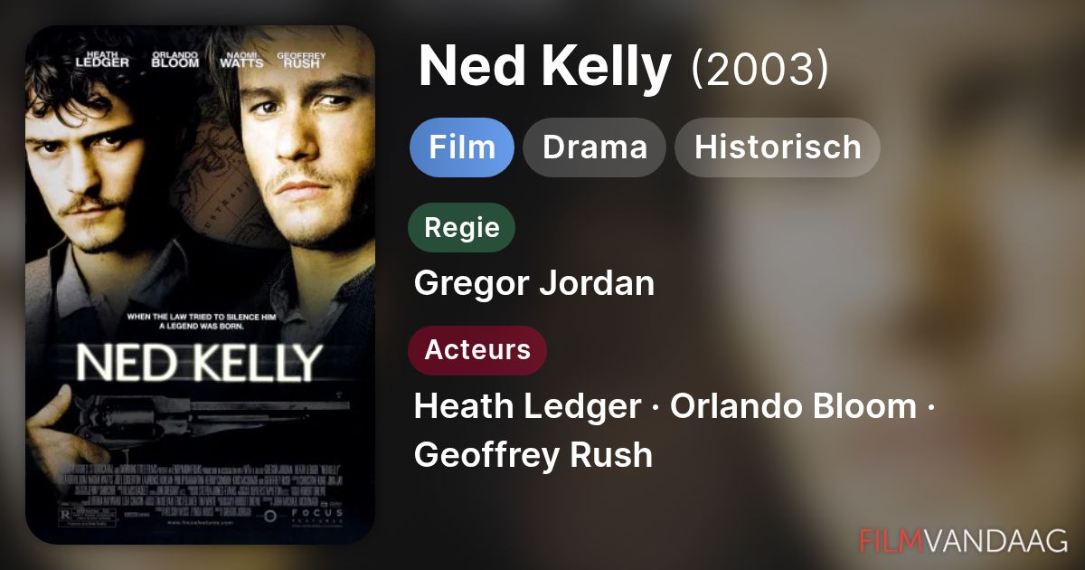 Ned Kelly (film, 2003) - FilmVandaag.nl