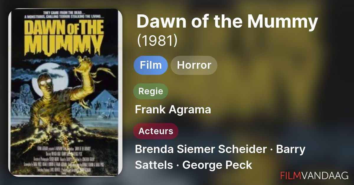 Dawn of the Mummy (film, 1981) - FilmVandaag.nl