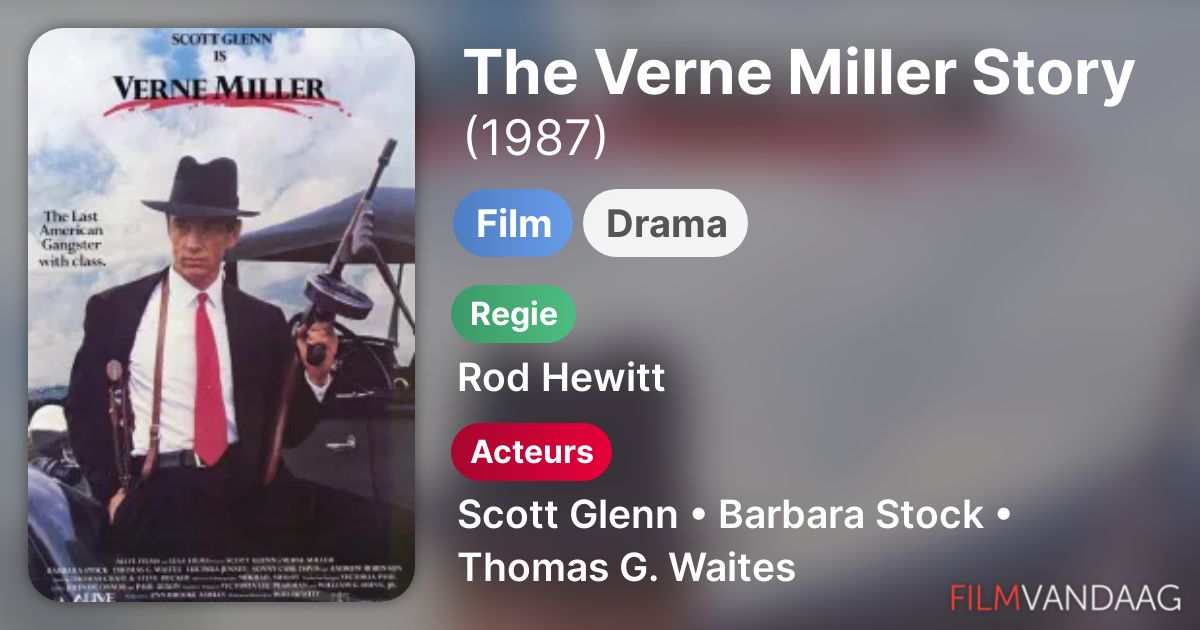 The Verne Miller Story (film, 1987) - FilmVandaag.nl