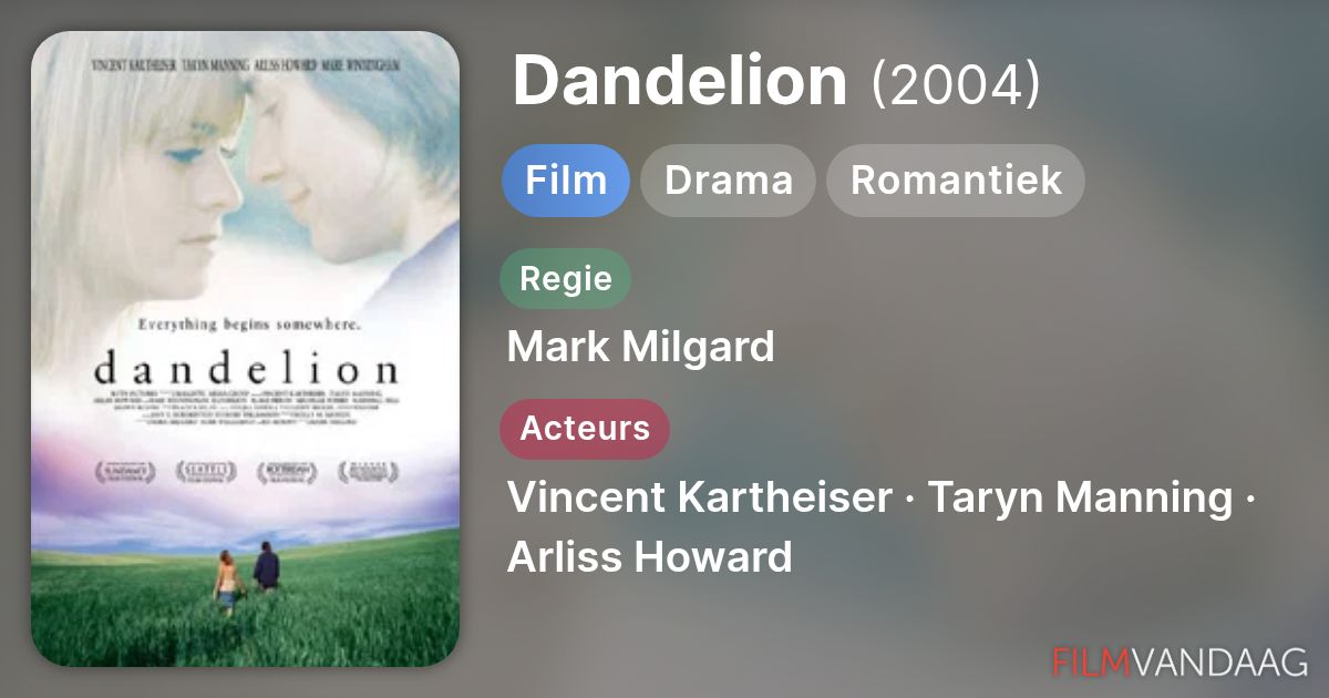 Dandelion (film, 2004) - FilmVandaag.nl