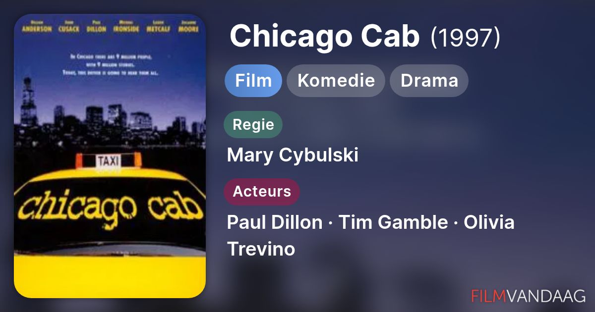 Chicago Cab (film, 1997) - FilmVandaag.nl
