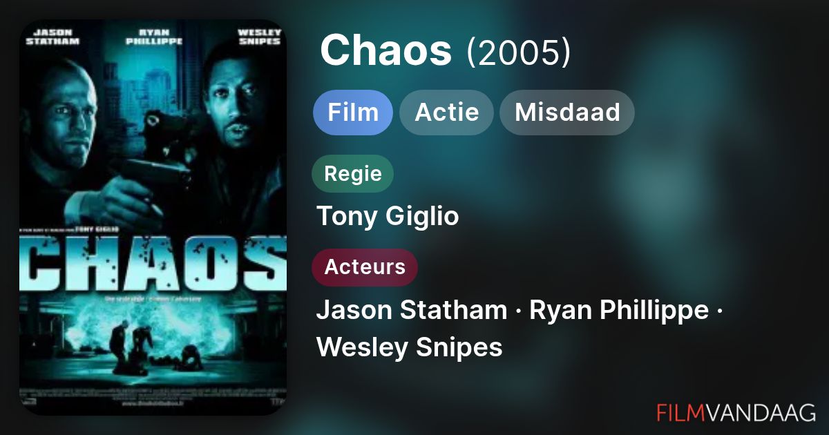 Chaos (film, 2005) - FilmVandaag.nl