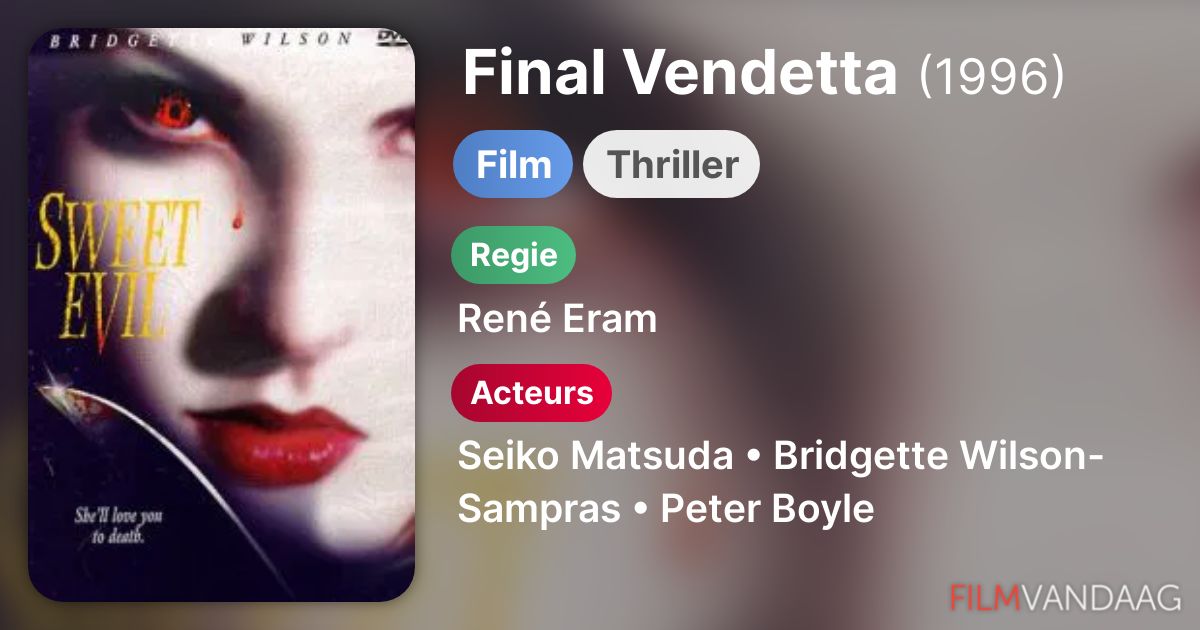 Final Vendetta (film, 1996) - FilmVandaag.nl