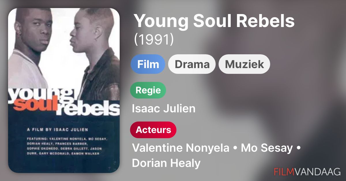 Young Soul Rebels (film, 1991) - FilmVandaag.nl