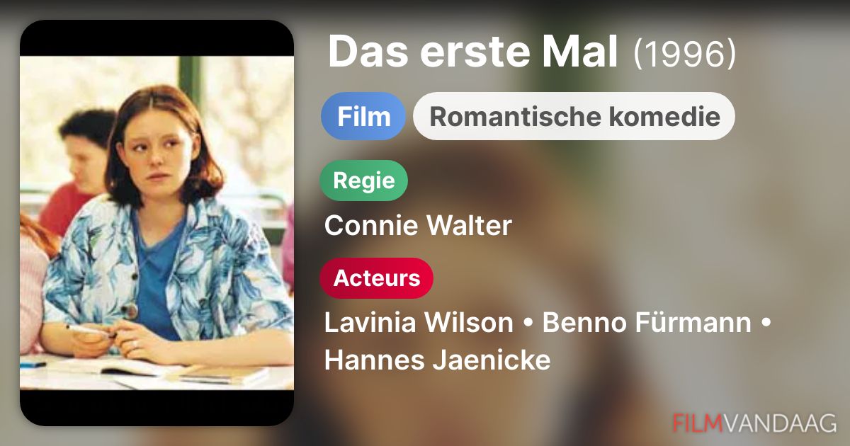 Das erste Mal (film, 1996) - FilmVandaag.nl
