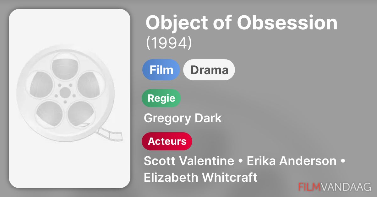 Object of Obsession (film, 1995) - FilmVandaag.nl