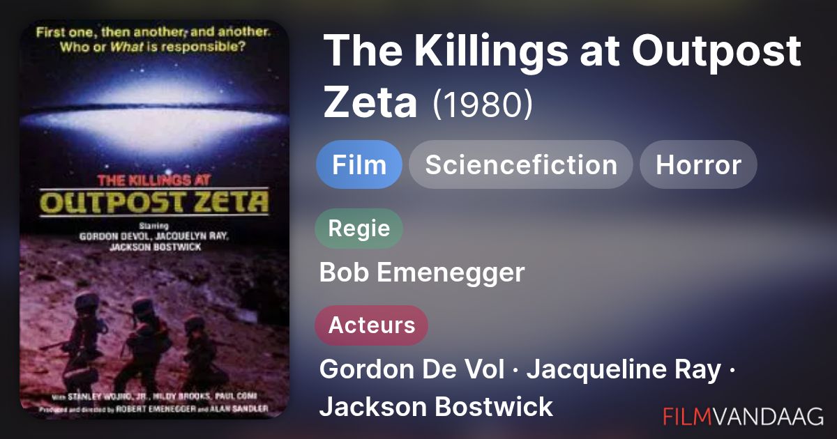 The Killings at Outpost Zeta (film, 1980) - FilmVandaag.nl