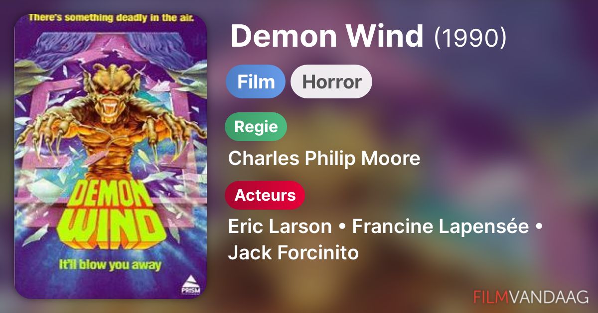 Demon Wind (film, 1990) - FilmVandaag.nl