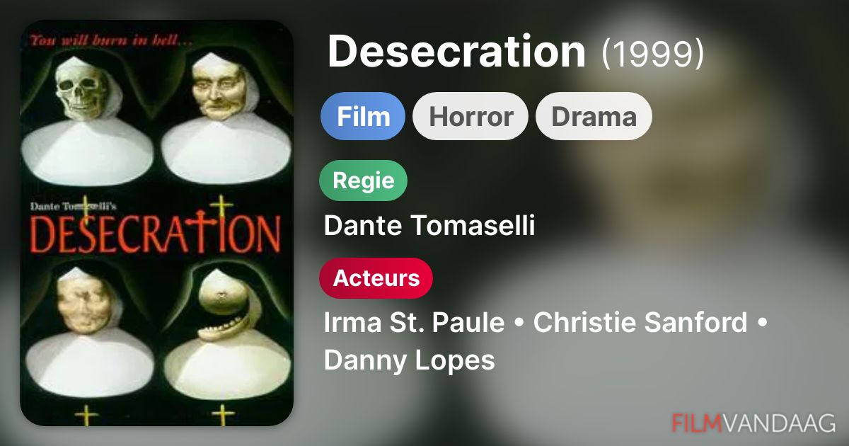 Desecration (film, 1999) - FilmVandaag.nl
