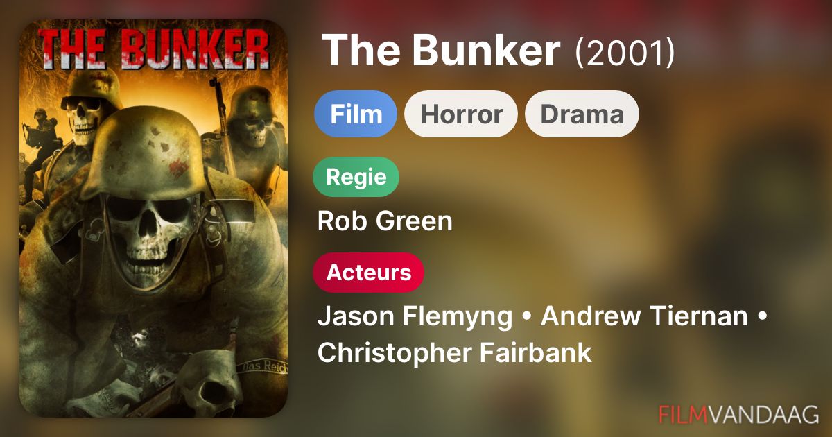 The Bunker (film, 2001) - FilmVandaag.nl