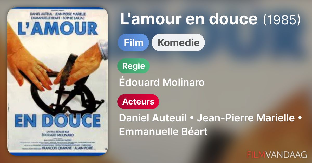L'amour en douce (film, 1985) - FilmVandaag.nl