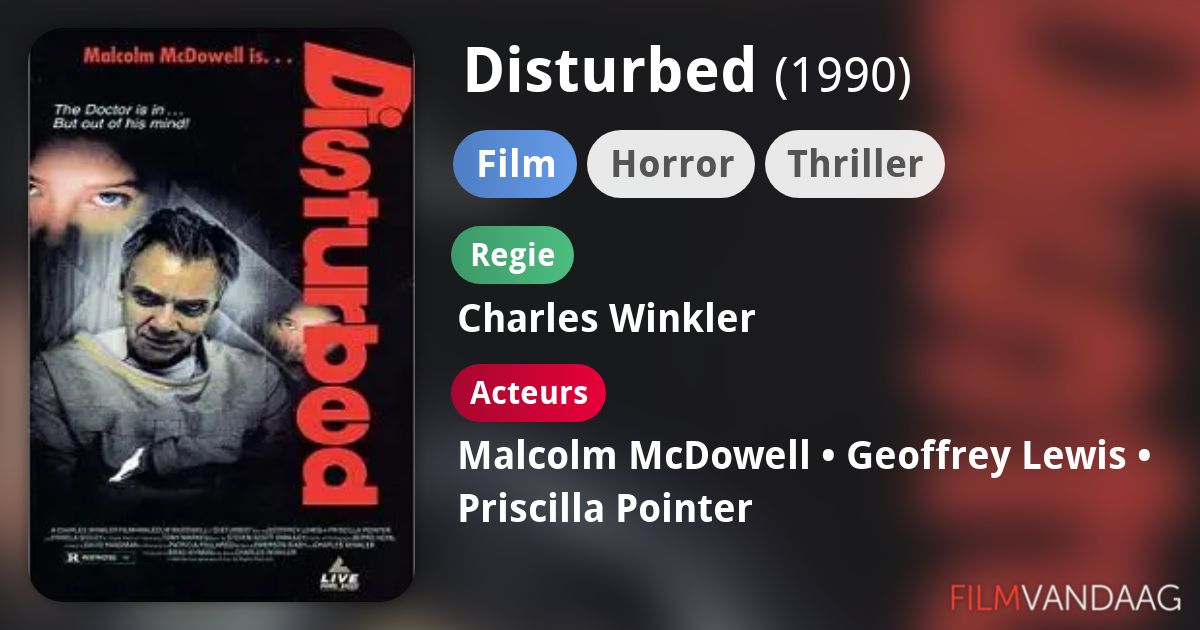 Disturbed (film, 1990) - FilmVandaag.nl