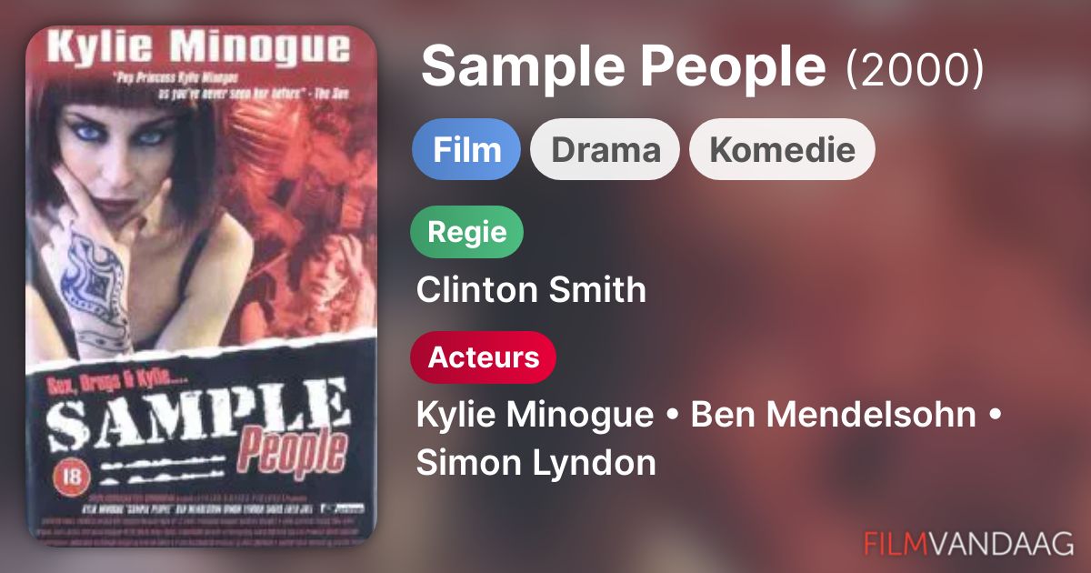 Sample People (film, 2000) - FilmVandaag.nl