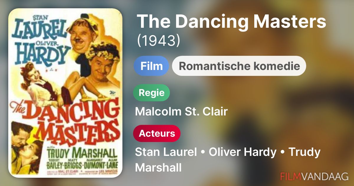 The Dancing Masters (film, 1943) Nu Online Kijken - FilmVandaag.nl