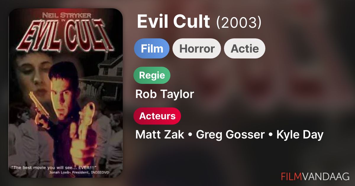 Evil Cult (film, 2003) - FilmVandaag.nl