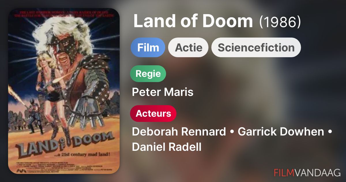 Land of Doom (film, 1986) - FilmVandaag.nl