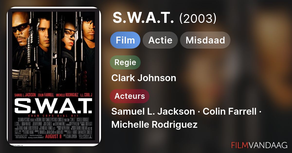 S.W.A.T. (film, 2003) - FilmVandaag.nl