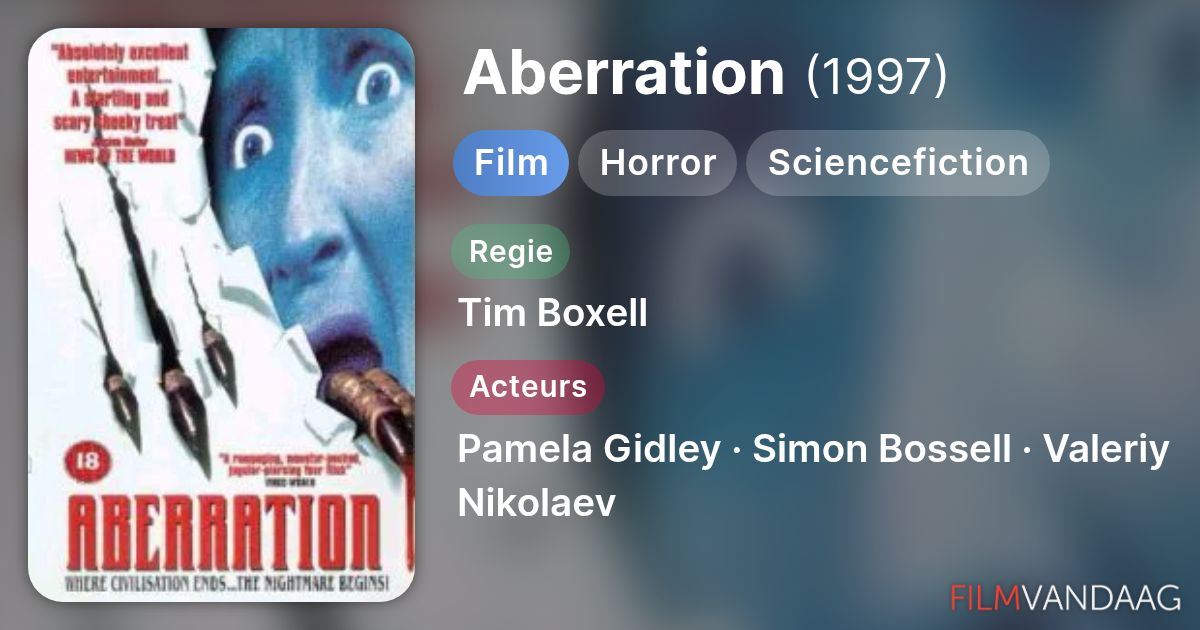 Aberration (film, 1997) - FilmVandaag.nl