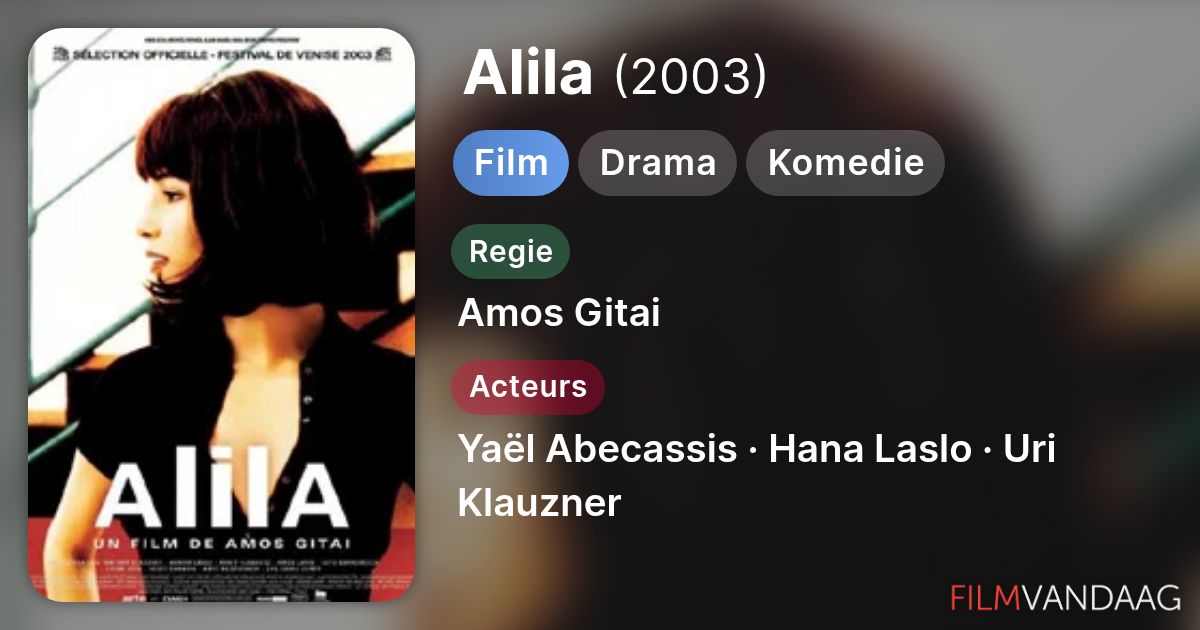 Alila (film, 2003) - FilmVandaag.nl