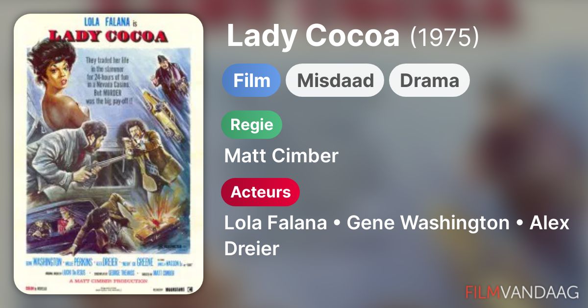 Lady Cocoa (film, 1975) - FilmVandaag.nl