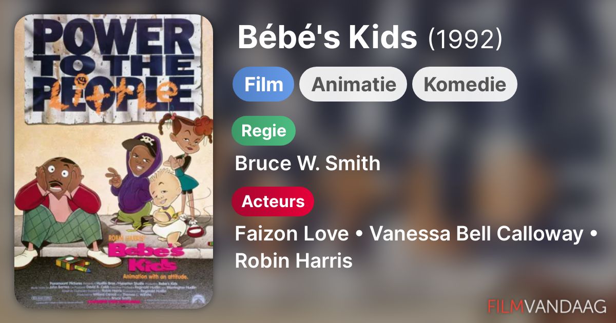 Bébé's Kids (film, 1992) - FilmVandaag.nl