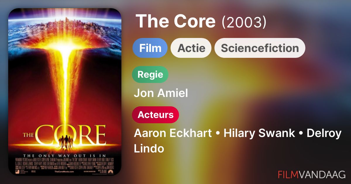 The Core (film, 2003) - FilmVandaag.nl