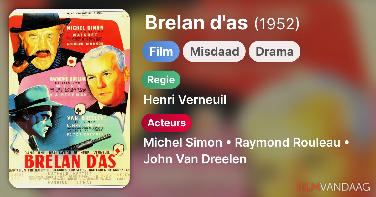 Brelan d'as (film, 1952) - FilmVandaag.nl