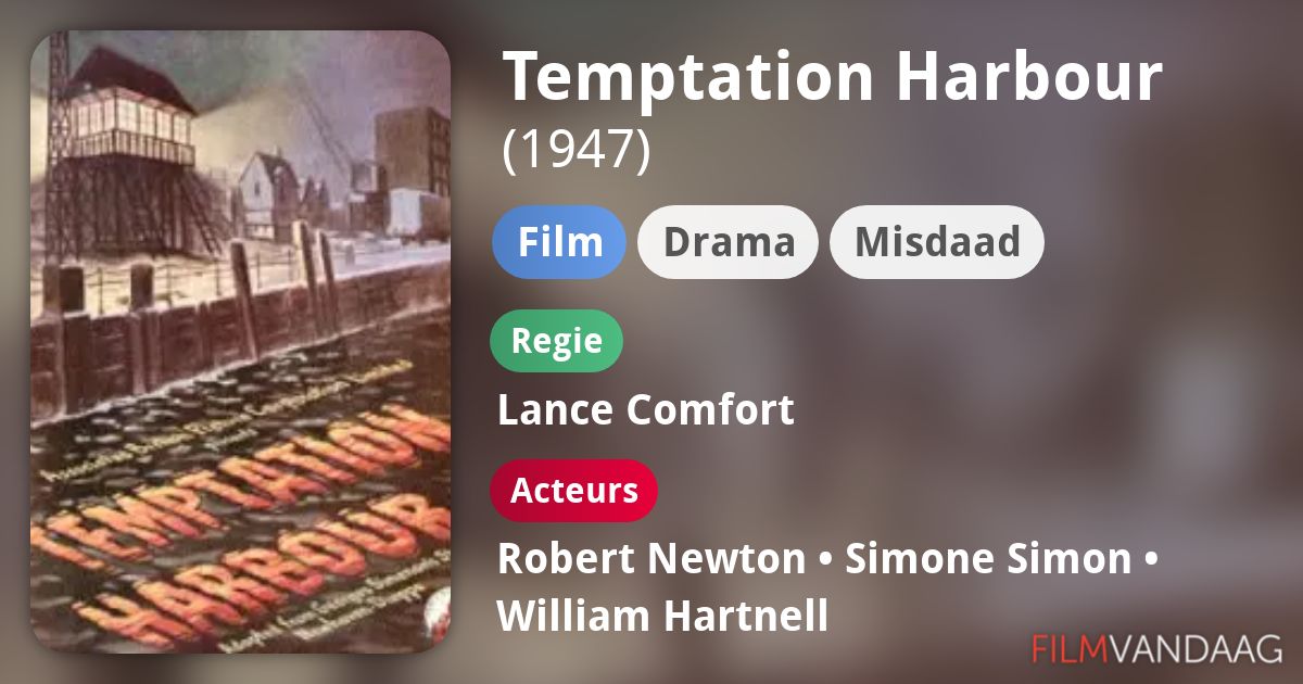 Temptation Harbour (film, 1947) - FilmVandaag.nl