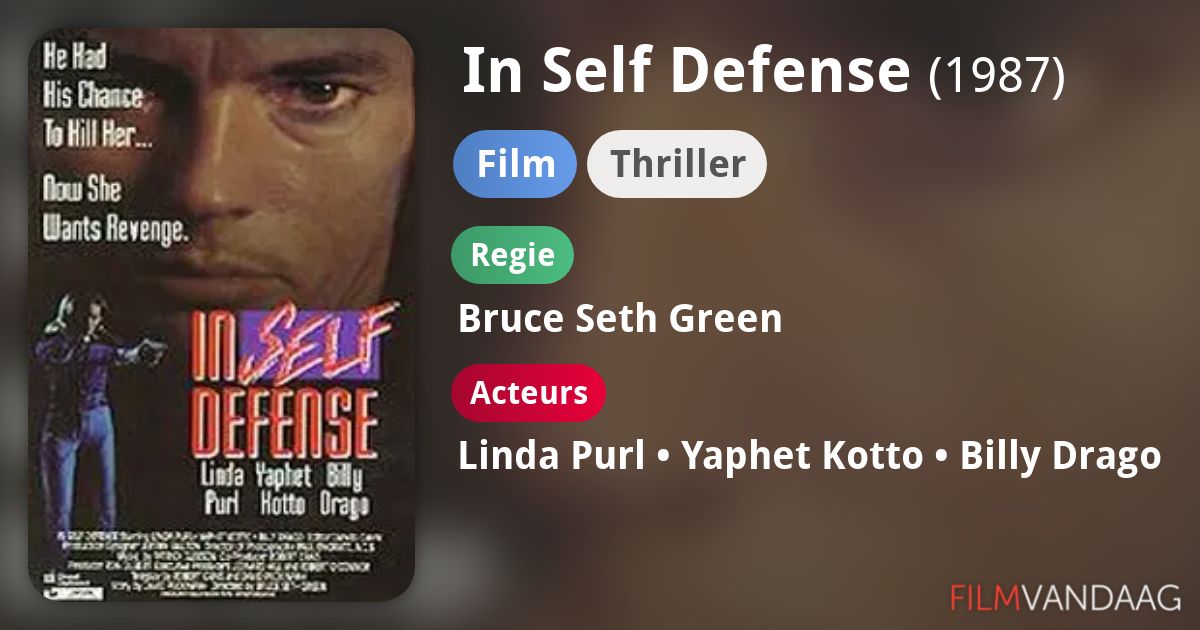In Self Defense (film, 1987) - FilmVandaag.nl