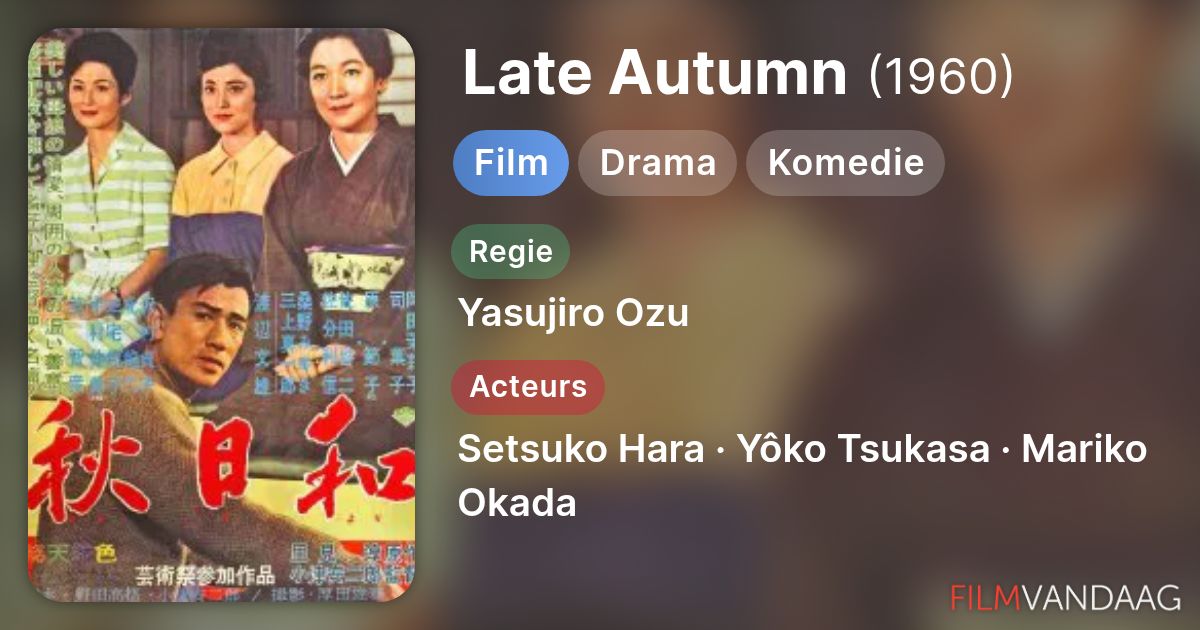 Late Autumn (film, 1960) - FilmVandaag.nl