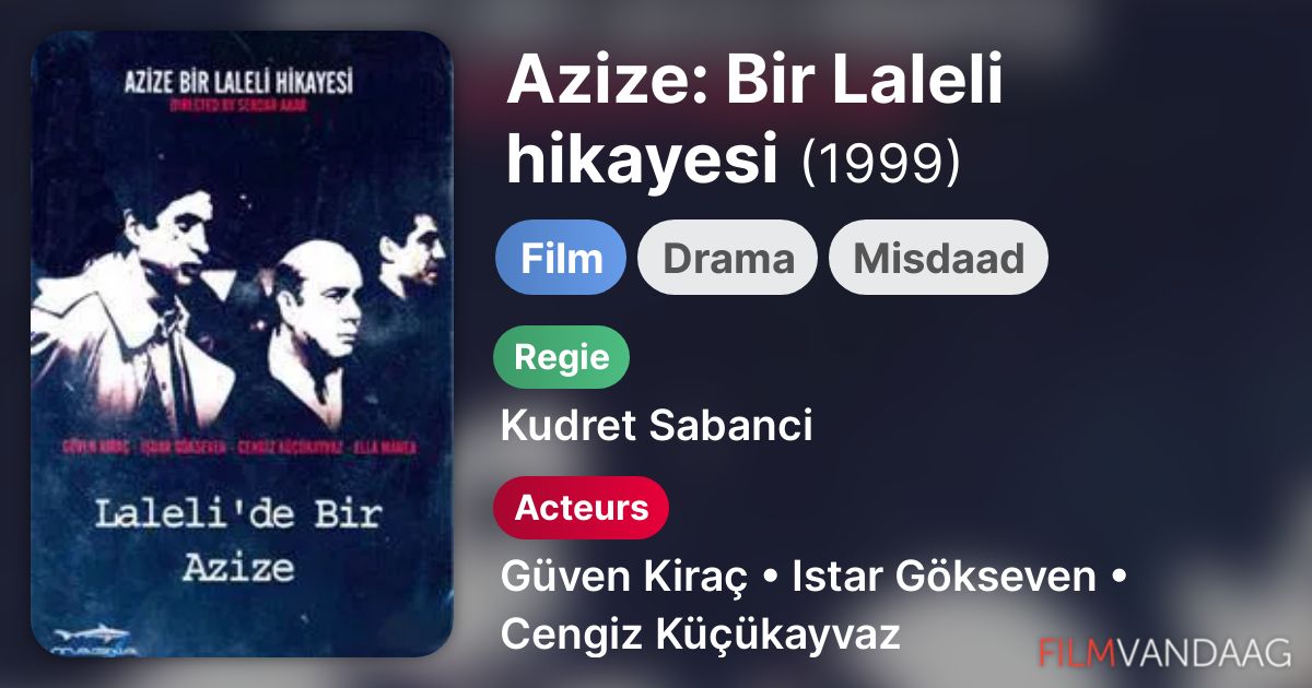 Azize: Bir Laleli hikayesi (film, 1999) - FilmVandaag.nl