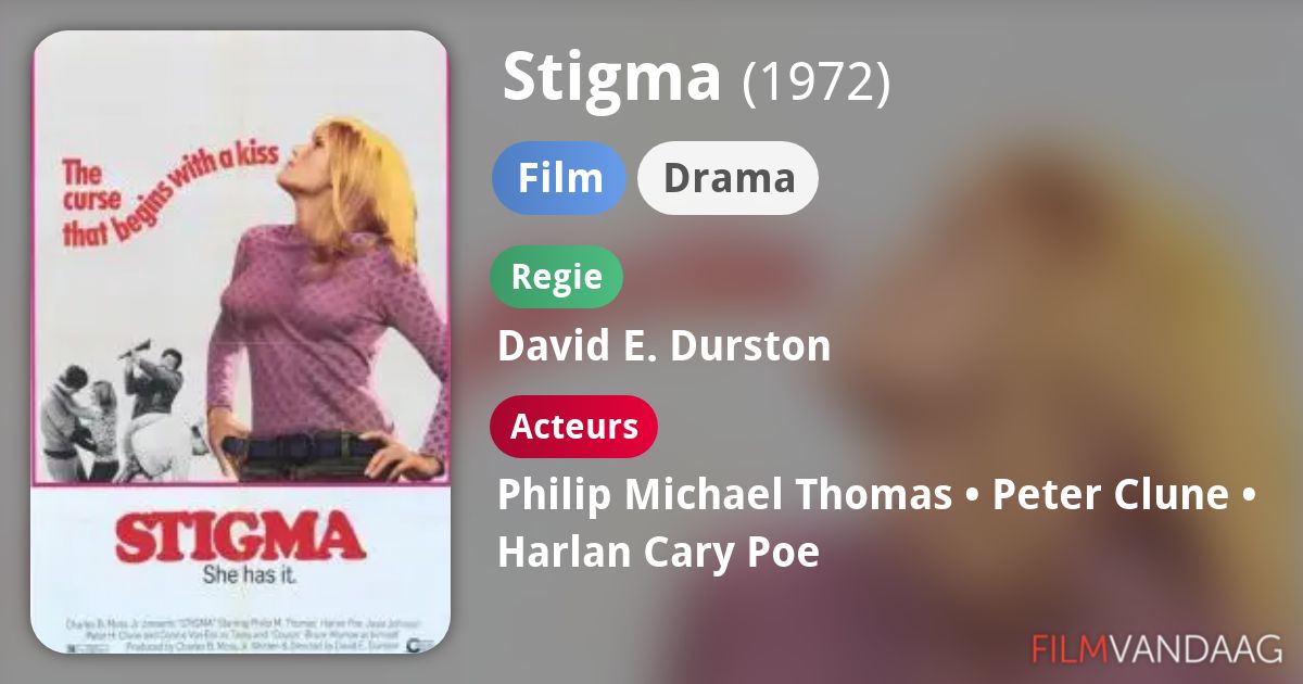 Stigma (film, 1972) - FilmVandaag.nl
