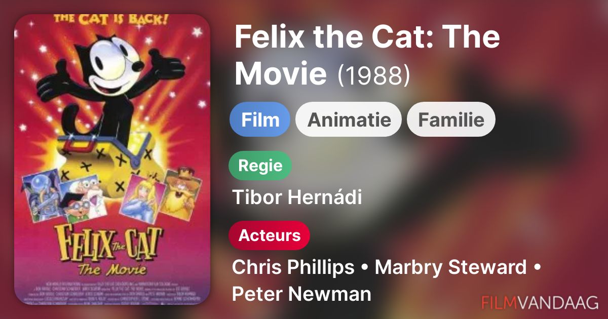 Felix the Cat: The Movie (film, 1991) - FilmVandaag.nl