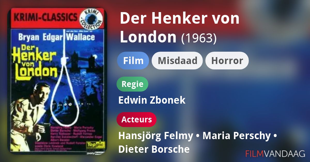 Der Henker von London (film, 1963) - FilmVandaag.nl