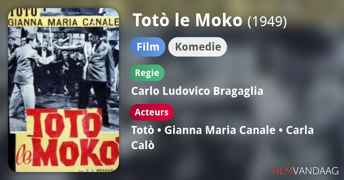 Totò le Moko (film, 1949) - FilmVandaag.nl