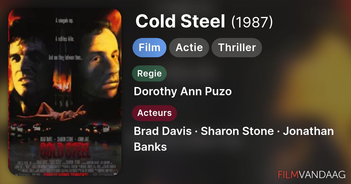 Cold Steel (film, 1987) - FilmVandaag.nl