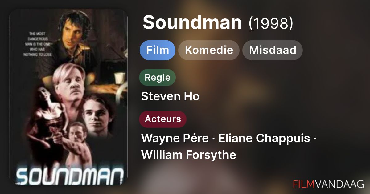 Soundman (film, 1998) - FilmVandaag.nl