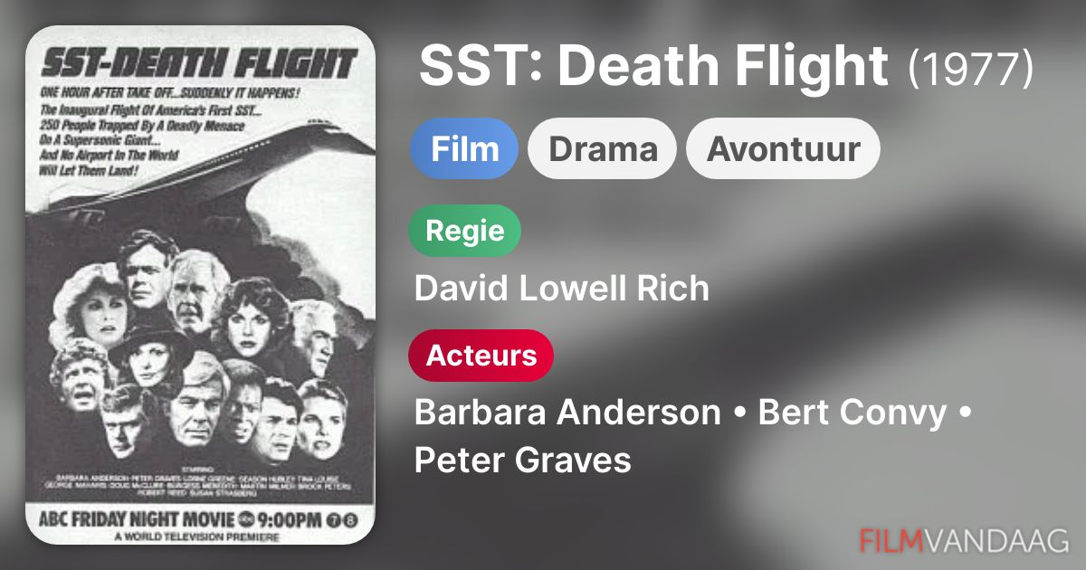 SST: Death Flight (film, 1977) - FilmVandaag.nl