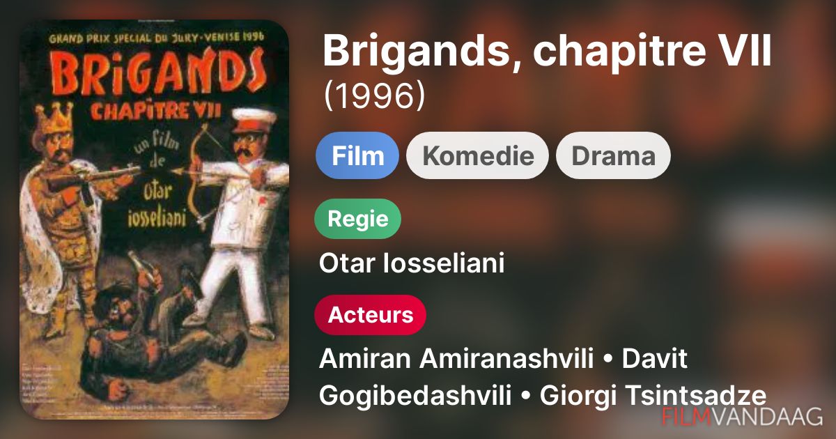 Brigands, chapitre VII (film, 1996) - FilmVandaag.nl