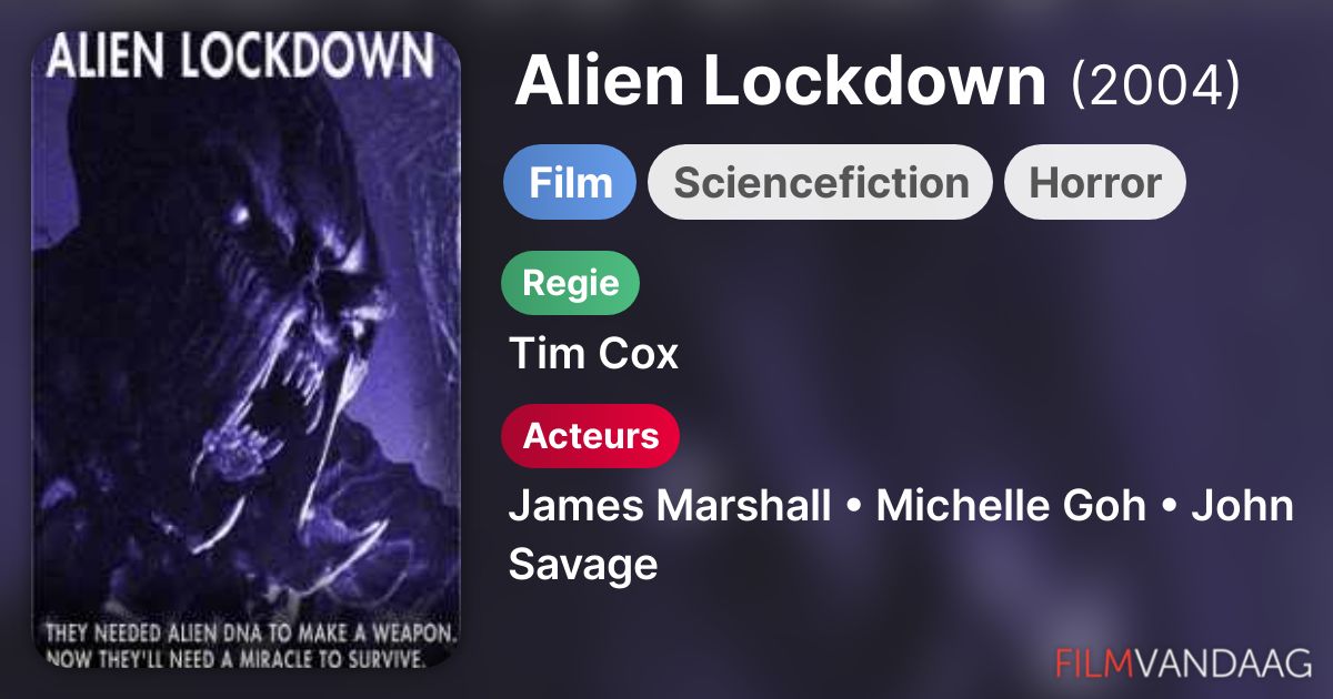 Alien Lockdown (film, 2004) - FilmVandaag.nl