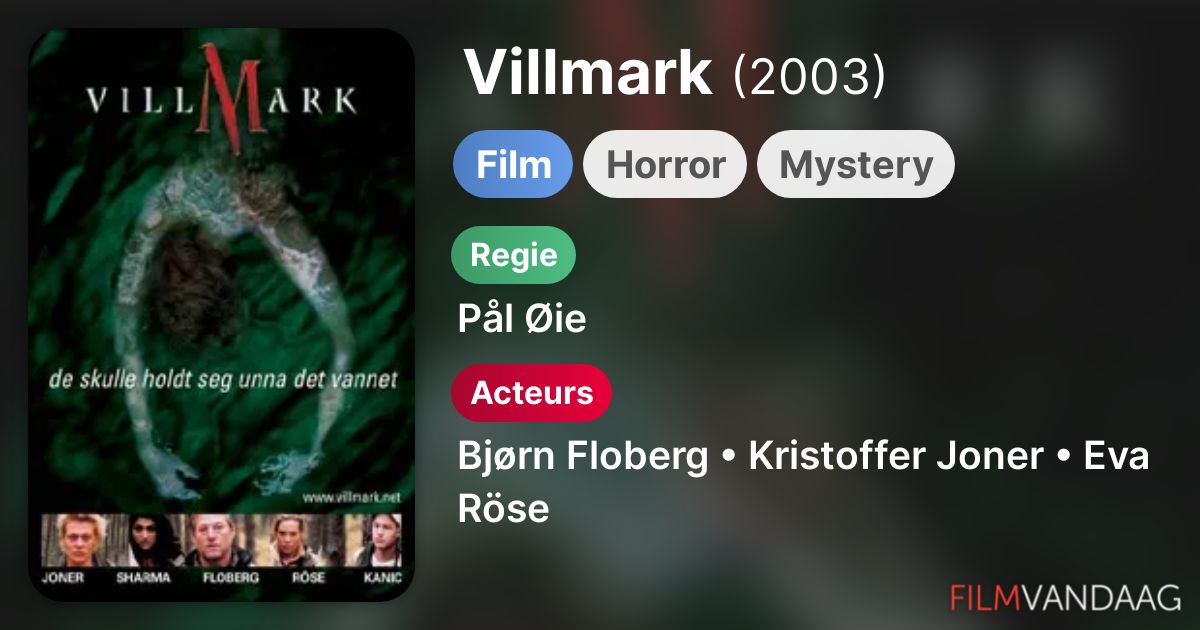 Villmark (film, 2003) - FilmVandaag.nl