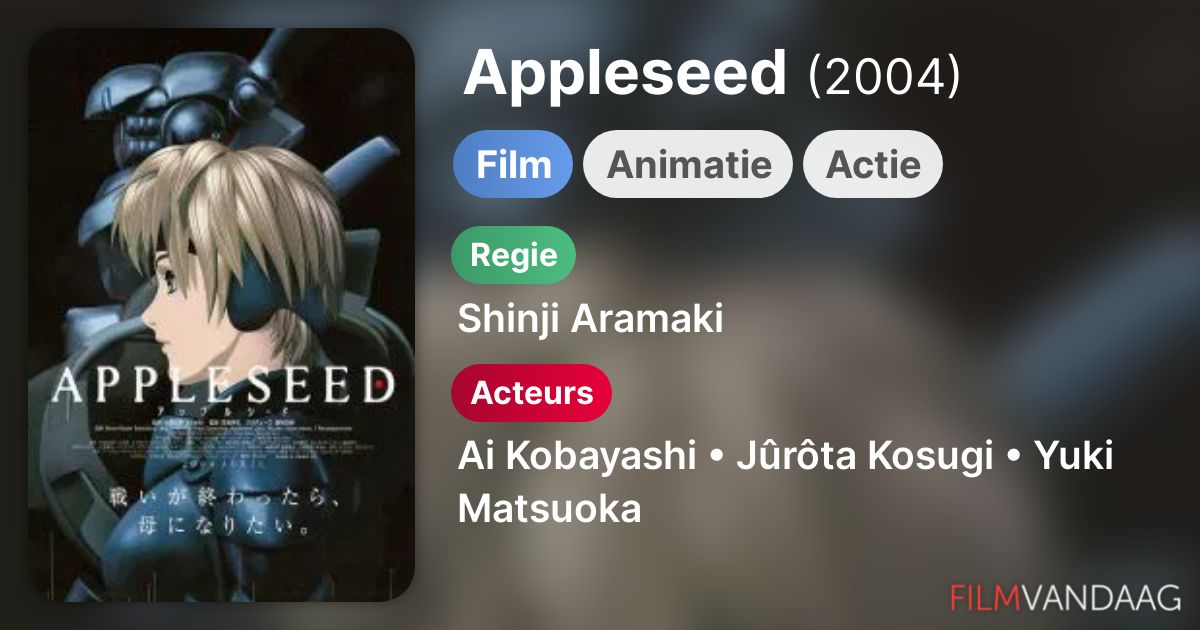 Appleseed (film, 2004) - FilmVandaag.nl