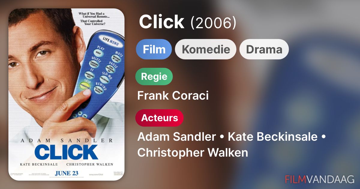 Click (film, 2006) - FilmVandaag.nl