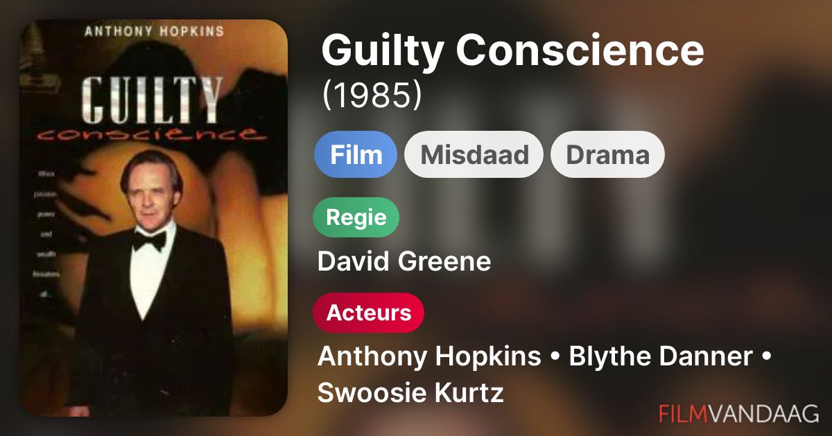 Guilty Conscience (film, 1985) kopen op dvd of blu-ray - FilmVandaag.nl