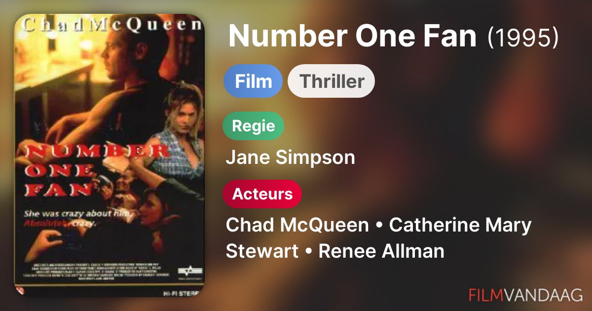 Number One Fan (film, 1995) - FilmVandaag.nl