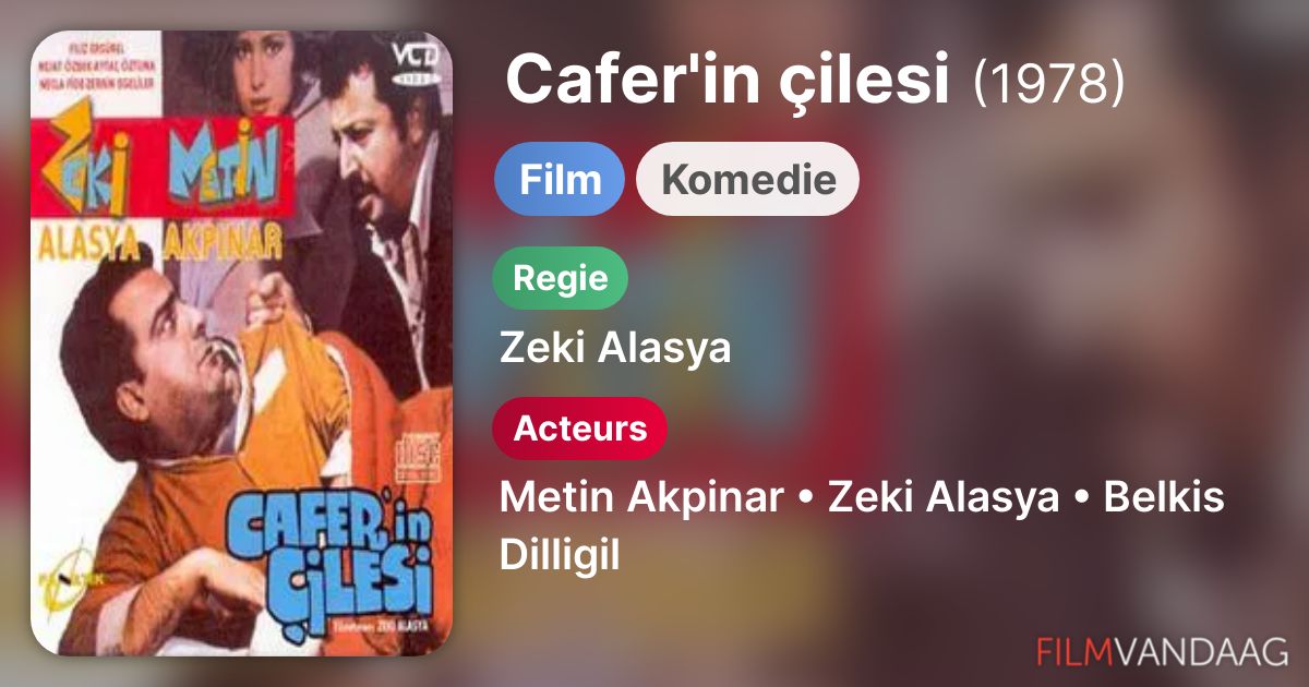 Cafer'in çilesi (film, 1978) - FilmVandaag.nl