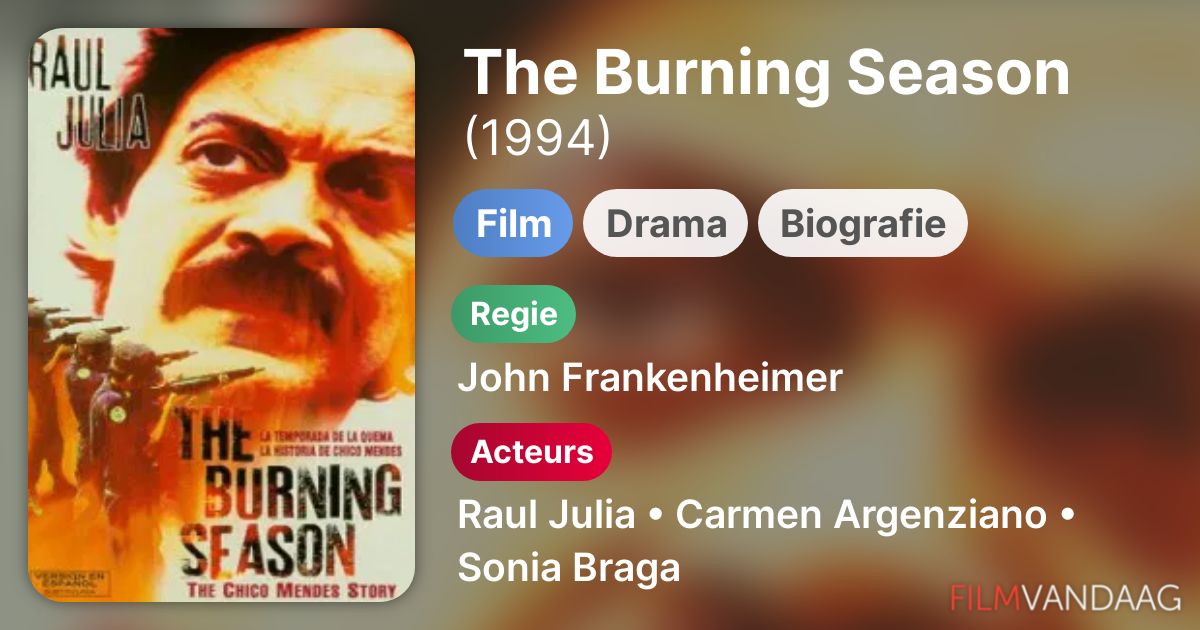 The Burning Season (film, 1994) - FilmVandaag.nl