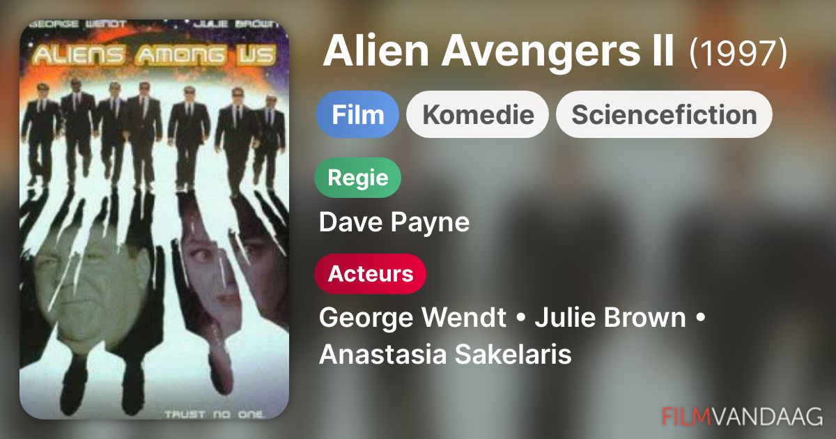 Alien Avengers II (film, 1998) - FilmVandaag.nl