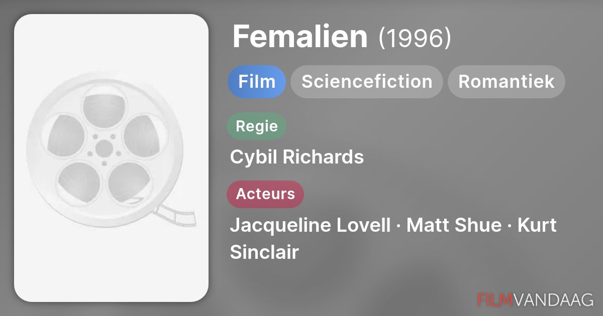 Femalien (film, 1996) - FilmVandaag.nl